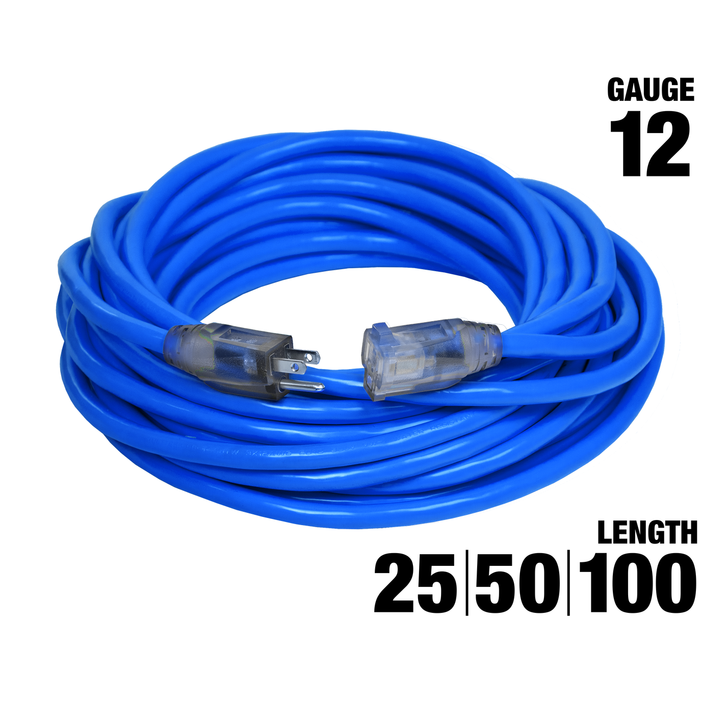 Outdoor Dual Lighted Extension Cords | Bad Ass Extension Cords