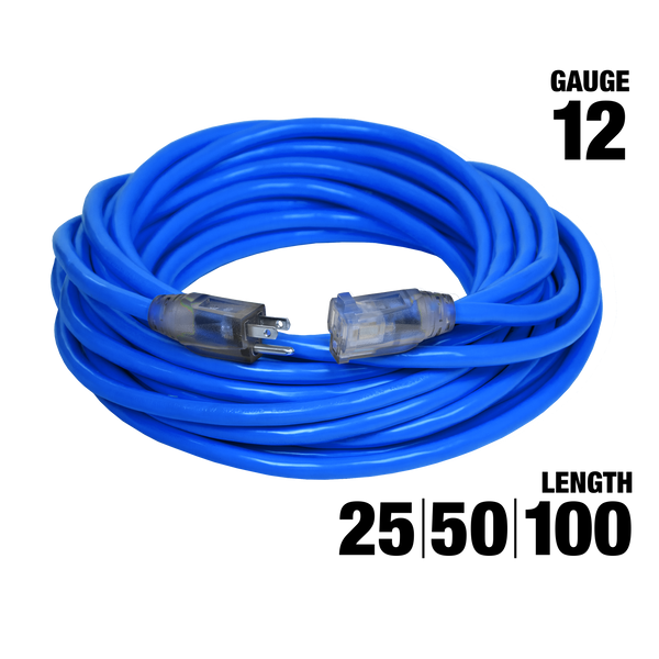 Outdoor Dual Lighted Extension Cords | Bad Ass Extension Cords