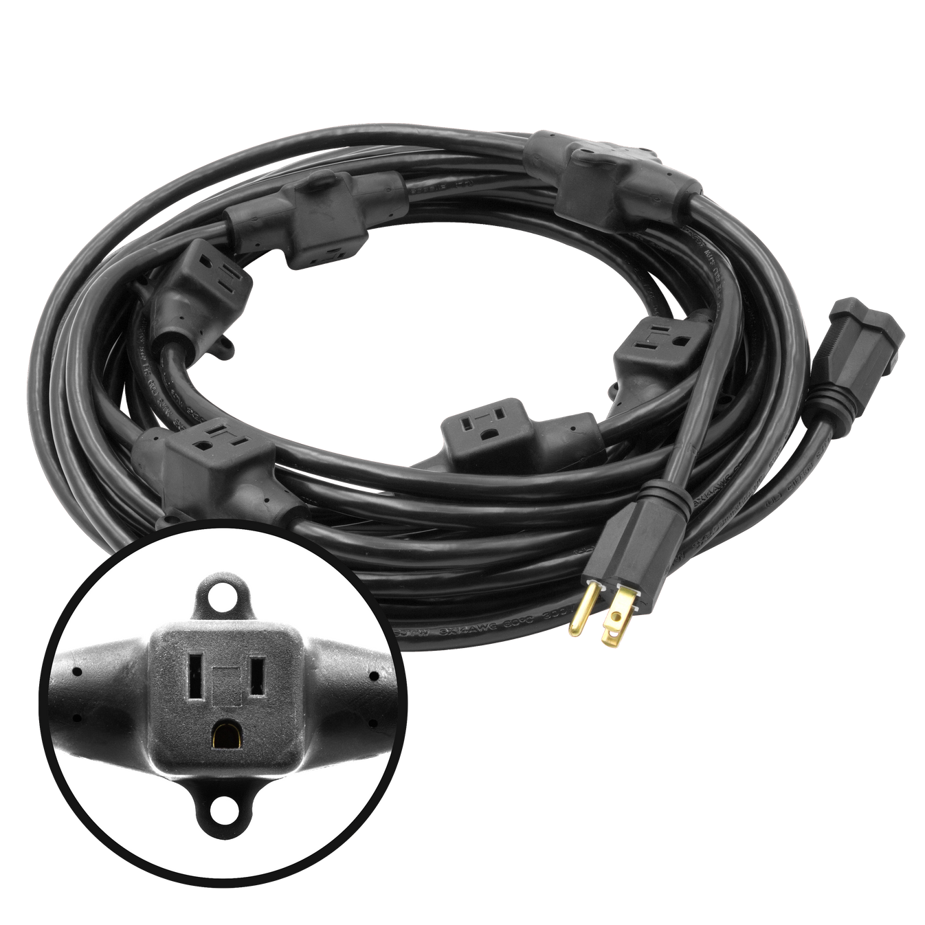 7 Multi-Outlet Extension Cord | Bad Ass Extension Cords