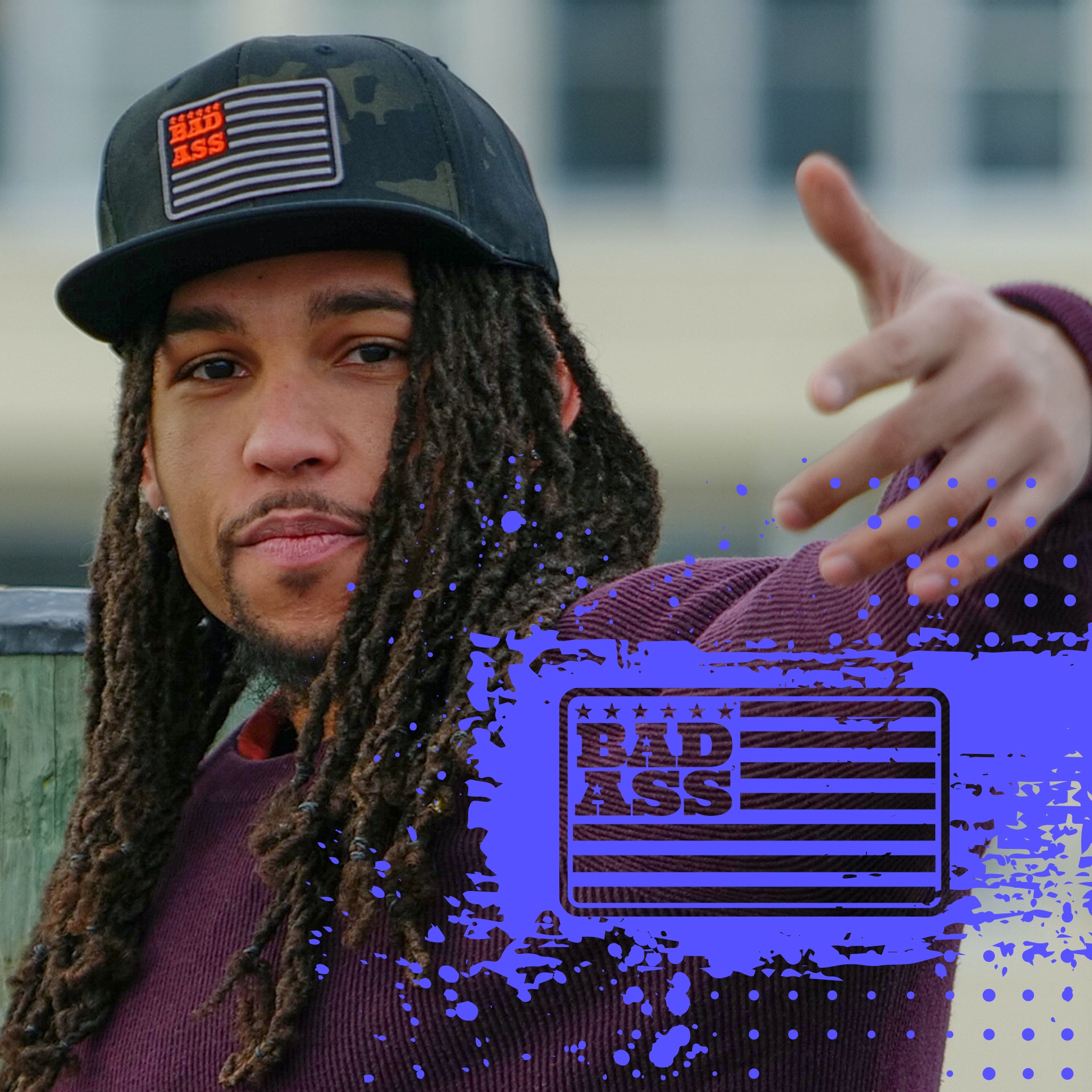 Bad Ass Patch Hat - Flag Snapback – Bad Ass Extension Cords