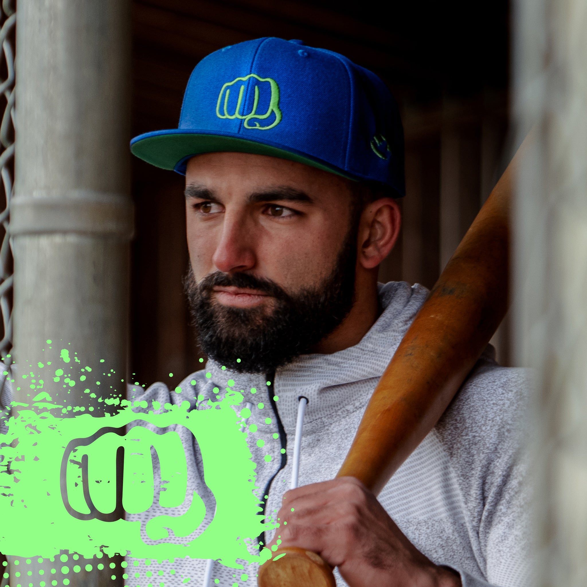 Bad Ass Sketch Hat - Fist Bump Snapback – Bad Ass Extension Cords