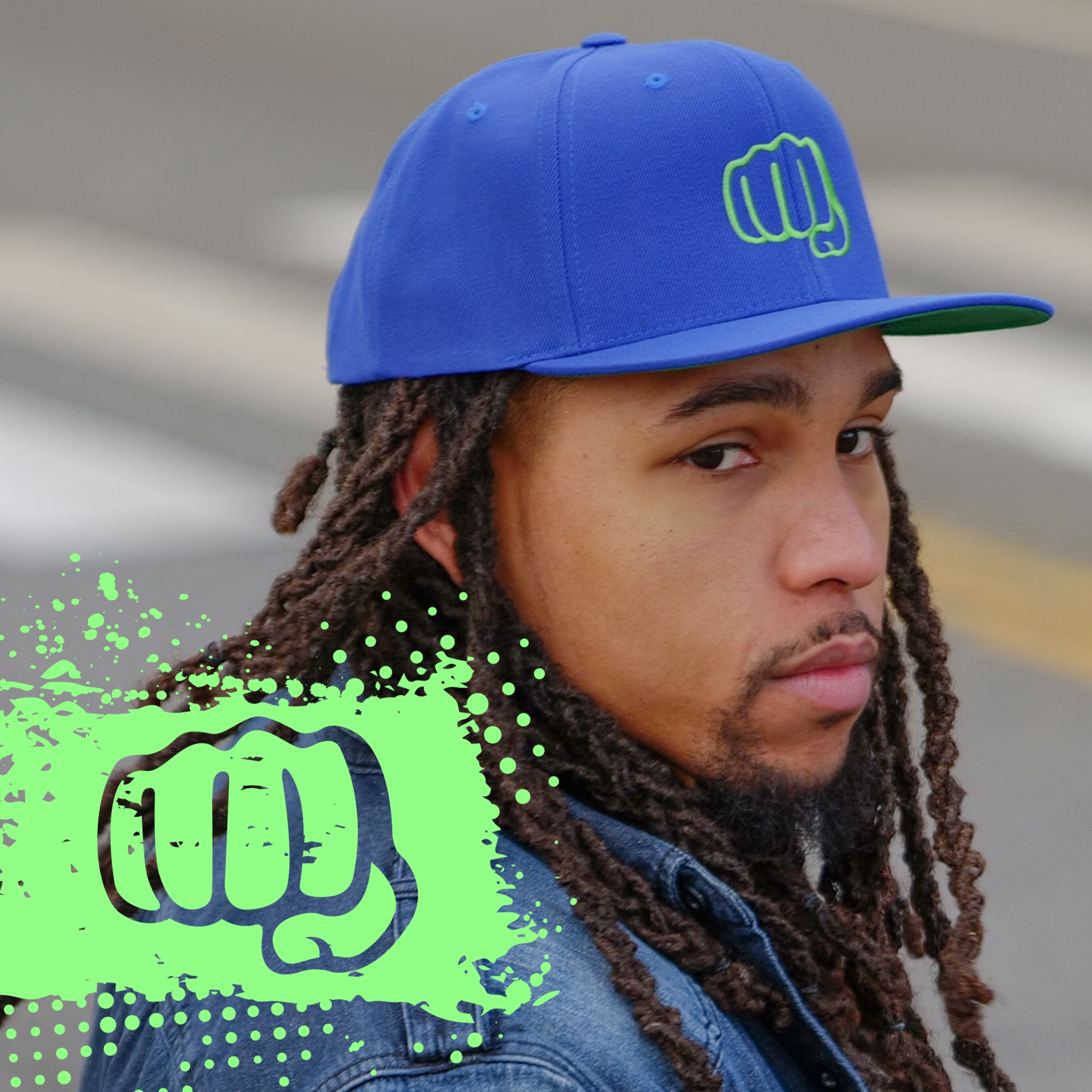 Bad Ass Sketch Hat - Fist Bump Snapback – Bad Ass Extension Cords