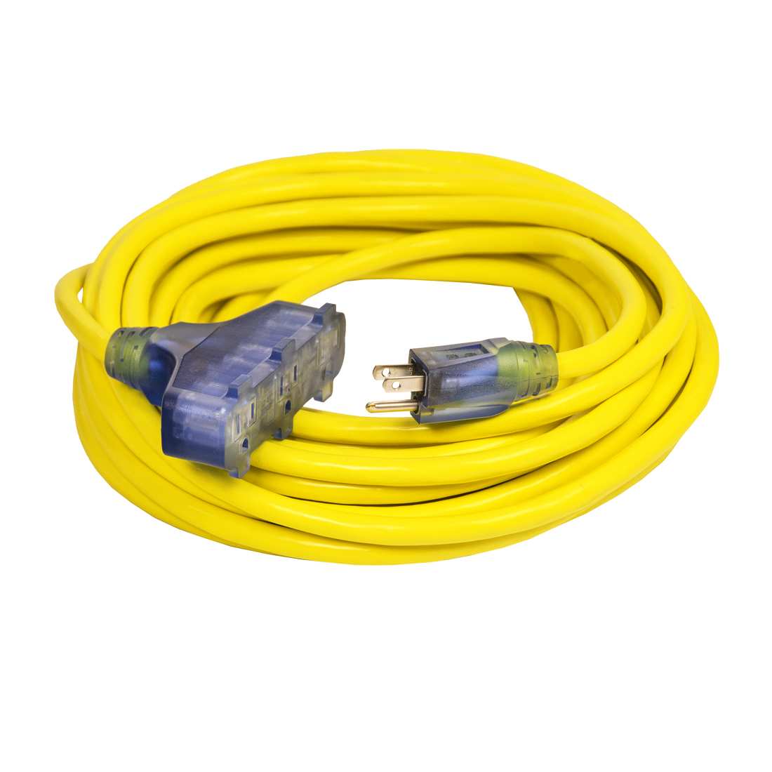 Heavy-Duty Dual Lighted 3-Outlet CGM Extension Cords | Bad Ass ...